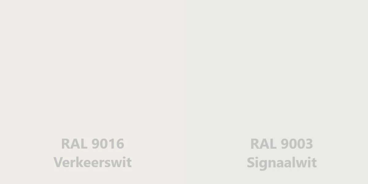 Ral 9003 of 9016. Wat is het verschil? – Verfwebwinkel.nl
